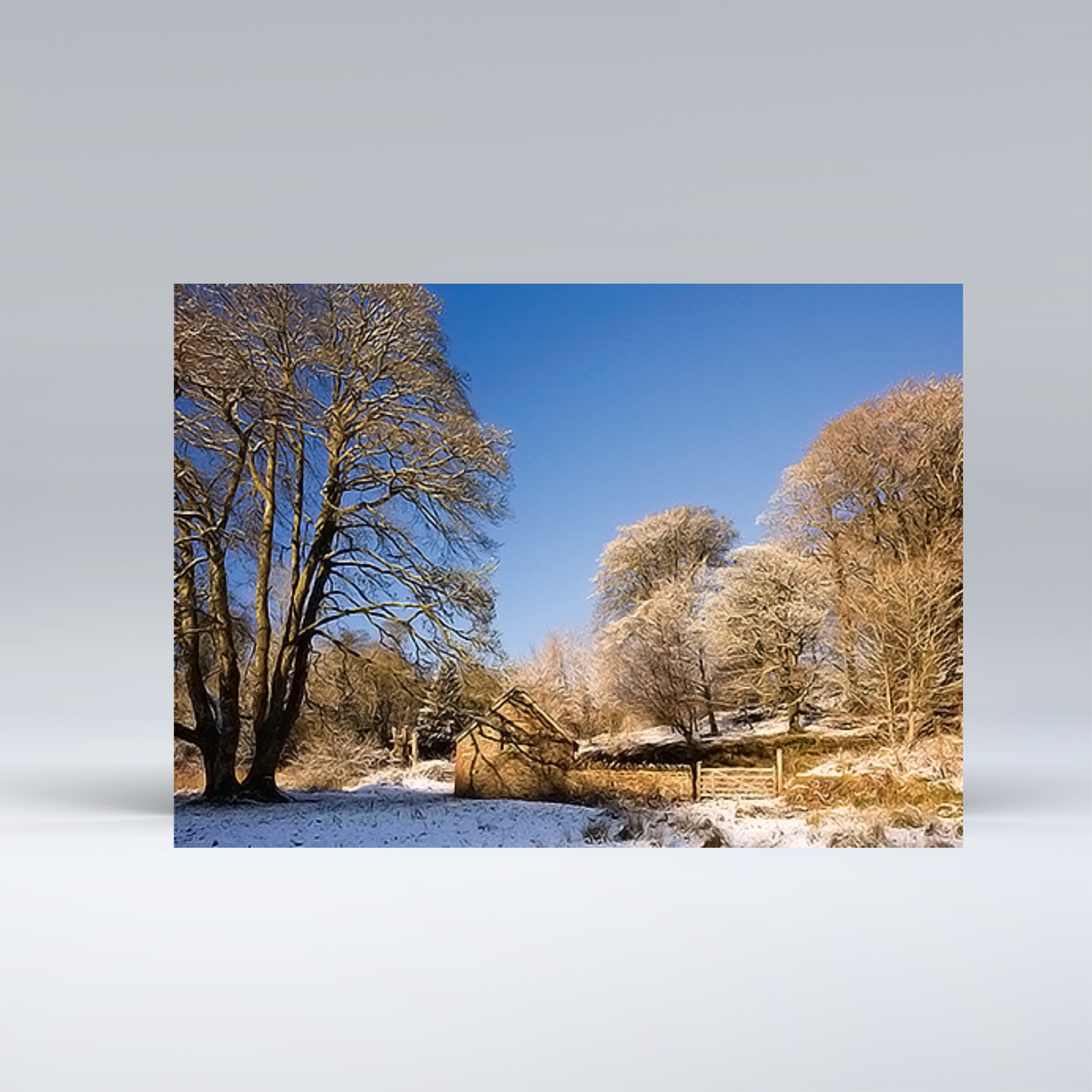 Exmoor Classic Scenes - Set of 15 Christmas Cards 5 cards of each desi ...