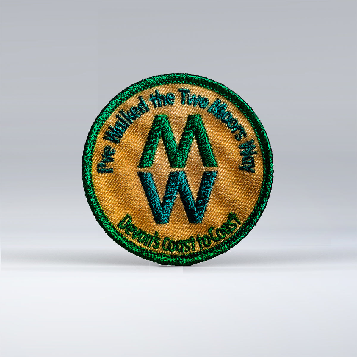 Two Moors Way Embroidered Badge – Exmoor National Park Authority Shop